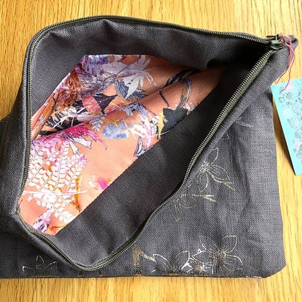 Silver Blossom Bag - Fosse Beads and Friends