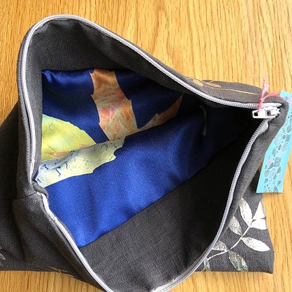 Silver Leaves Bag - Fosse Beads and Friends