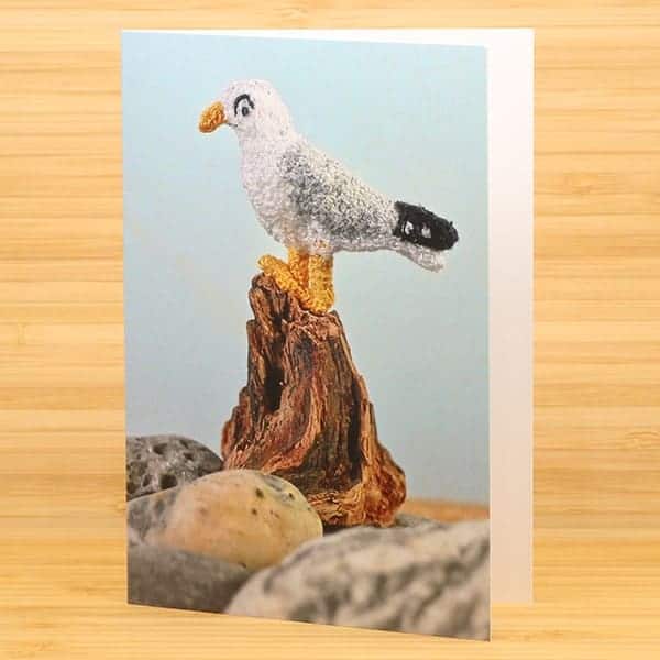 Seagull card - Fosse Beads and Friends