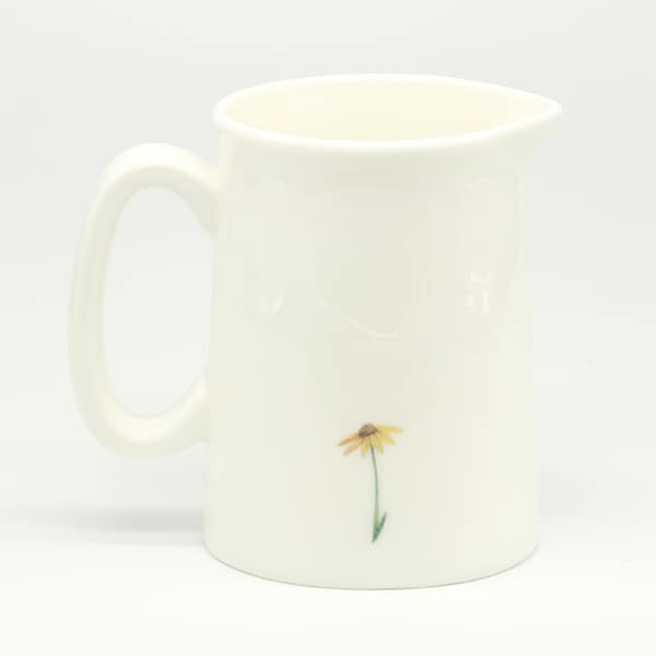 Small Wildflower (yellow daisy) jug - Fosse Beads and Friends