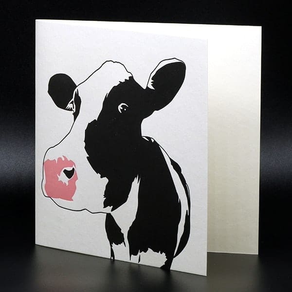Dairy Cow card - Fosse Beads and Friends